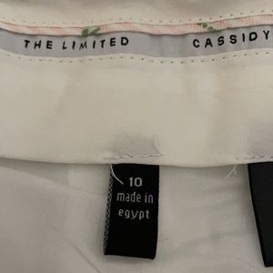 The Limited | Pants & Jumpsuits | Fully Lined White Cropped Limited ...